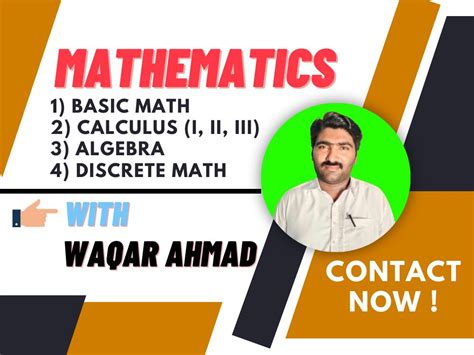 professional math tutor discrete math calculus and algebra of all