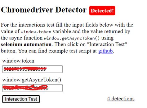 CF Detecting Selenium Issue 1497 Ultrafunkamsterdam Undetected