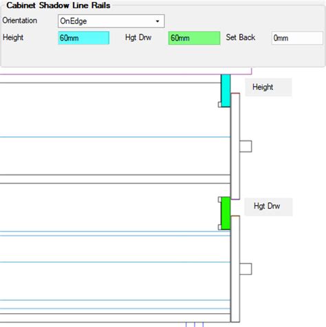 Shadow Rails Settings
