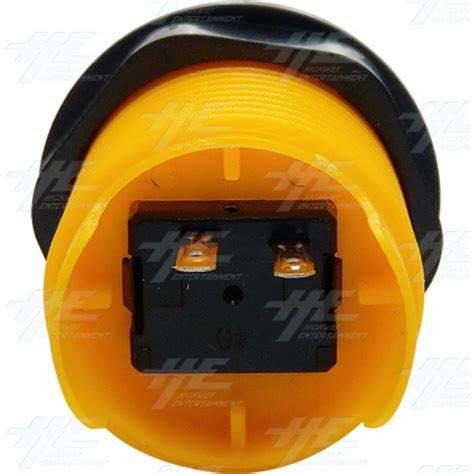 Mm Arcade Push Button With Inbuilt Microswitch Yellow