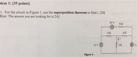 Solved For The Circuit In Figure Use The Superposition Chegg