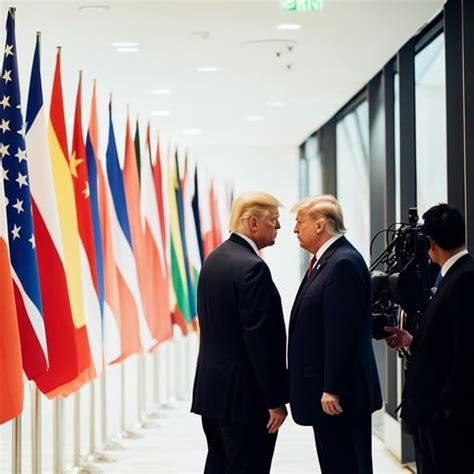 Free Diplomatic Meeting Hallway Image Diplomacy Politics Suits