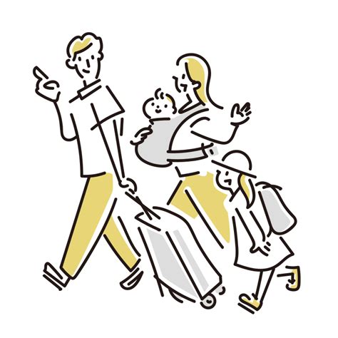 キャリーケースのイラスト