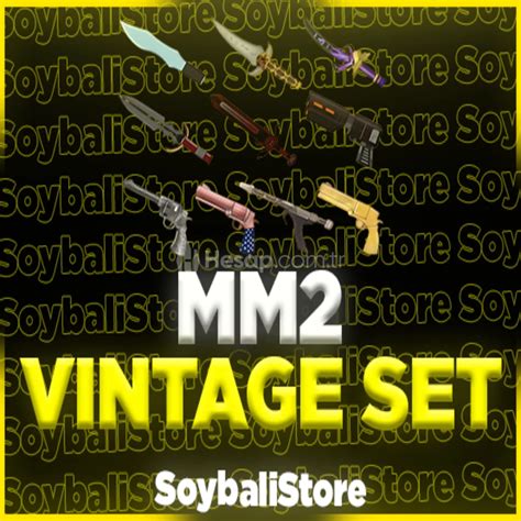 Soybalistore ⭐mm2 Vintage Set Murder Mystery 2⭐ 260100