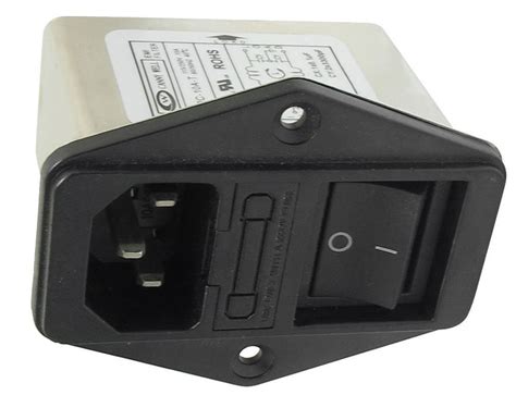 Switched Iec Socket With Emi Filter And Fuse Holder — Pmd Way