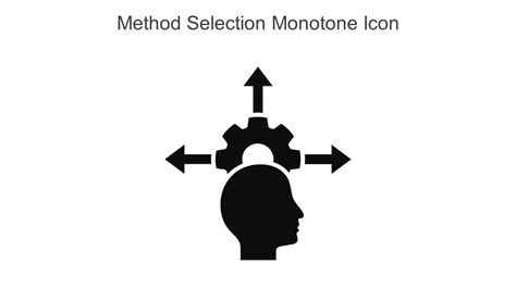Method Selection Monotone Icon In Powerpoint Pptx Png And Editable Eps