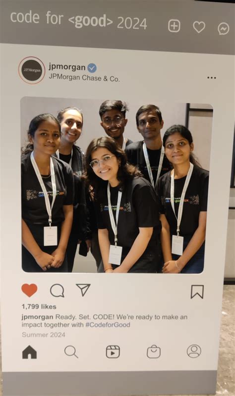 Codeforgood Hackathon Jpmorganchase Innovation Techforgood