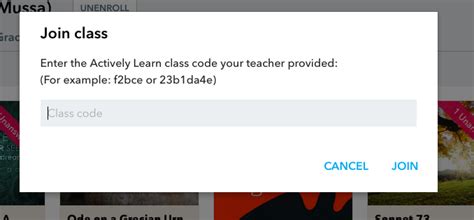 Join Your Class If Your Teacher Has Given You A Class Code Actively