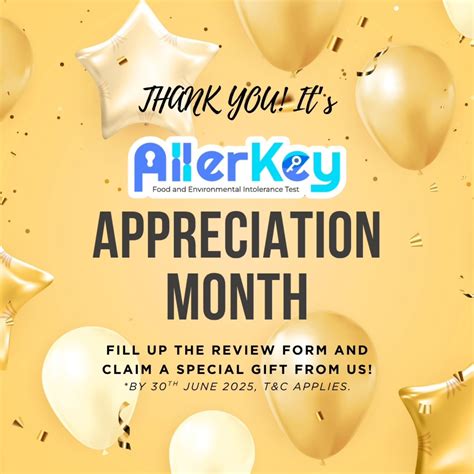 🎉 Its Appreciation Month At Allerkey Allerkey 敏感源测试中心 Facebook