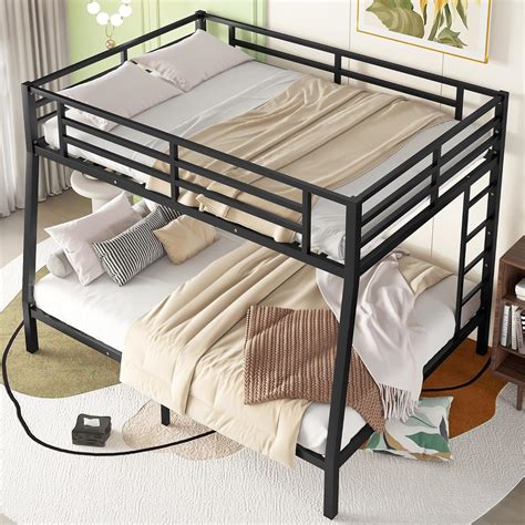Heavy Duty Bunk Bed For Adults Full Xl Over Queen Bunk