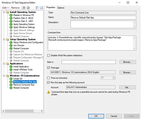 Powershell Command Fails In Sccm Ts Rpowershell