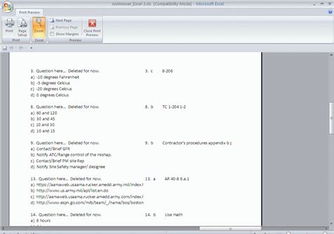 I Am Using An Excel Spreadsheet To Create A Question Exam From A Question Pool Containing