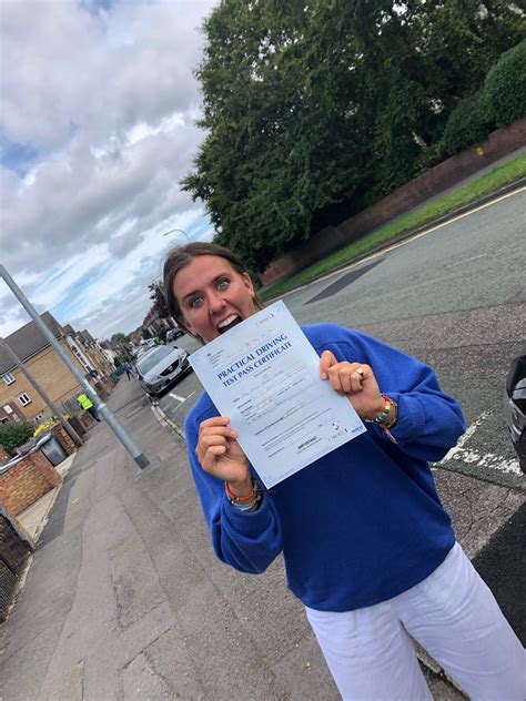 Congratulations Emily On Passing Afox Driving School