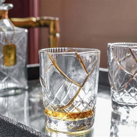 Kintsugi Glass And Fine Gold Tumbler By The Best Room