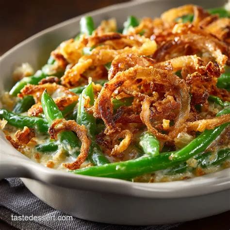Green Bean Casserole With Fresh Green Beans Taste Dessert