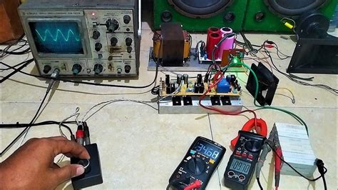 Load Power Pakai Osiloscope Analog Youtube