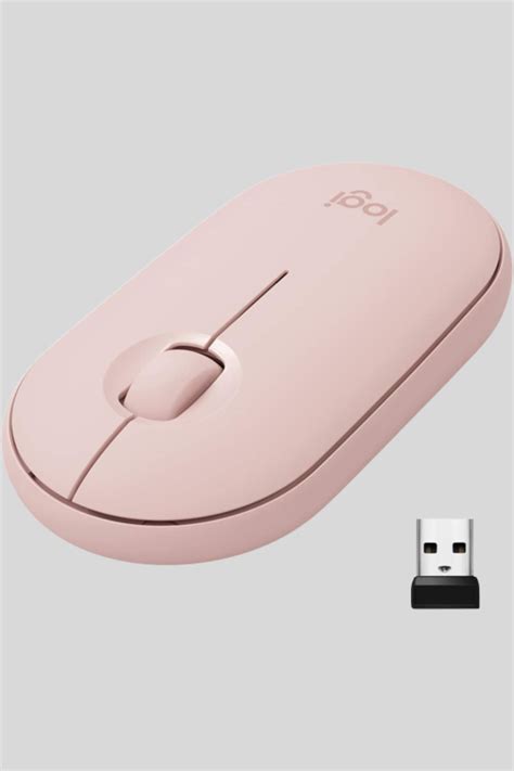 Logitech Pebble Wireless Mouse With Bluetooth Receiver