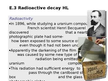 IB DP E Radioactive Decay PPT HL First Exam By Pauls Bits And Bobs