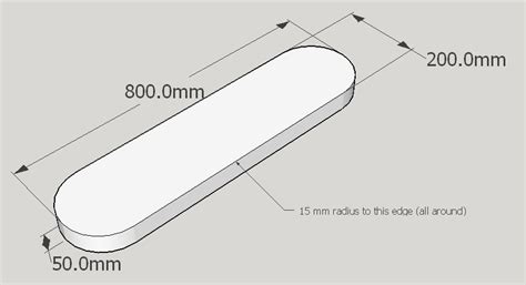 Radius An Edge On A Basic Shape Sketchup Sketchup Community