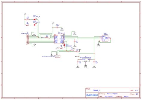 Projet Bridge USB UART I2C EasyEDA Open Source Hardware Lab