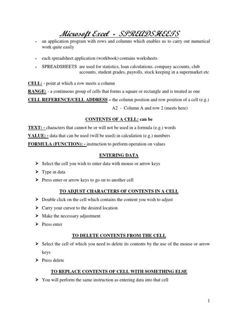 microsoft excel spreadsheets pdf spreadsheet computing