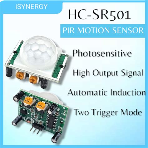 pir motion sensor sr501 hc sr501 arduino raspberry lazada ph