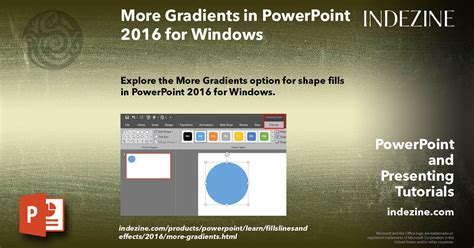 More Gradients In Powerpoint 2016 For Windows