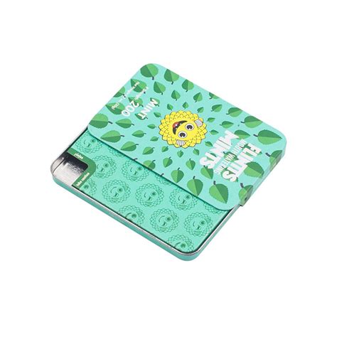 Custom Slide Lid Rectangular Mint Candy Tin Box Metal Tin Mint Container Mint Container And