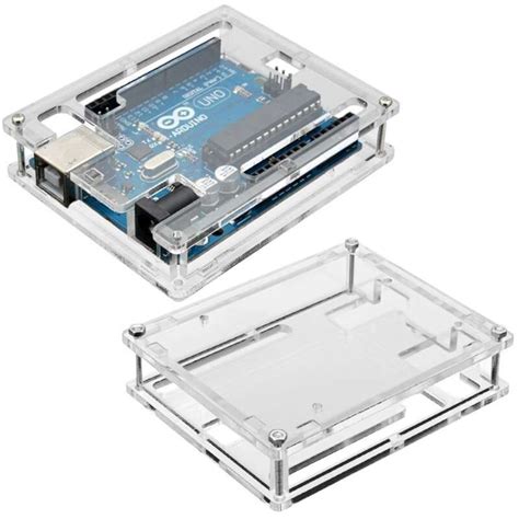 Прозрачный акриловый корпус для Arduino Uno описание купить цена