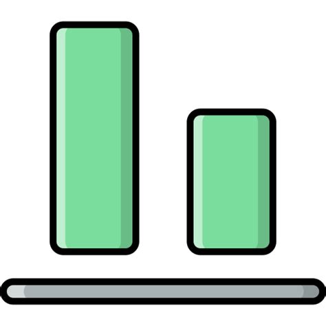 Bottom Alignment Generic Outline Color Icon