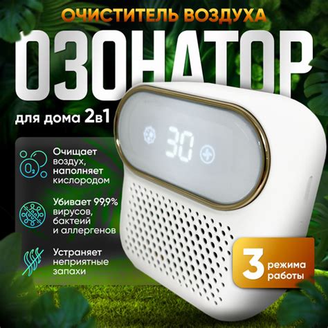 Очиститель воздуха для дома от пыли ионизатор озонатор для холодильника купить на Ozon по