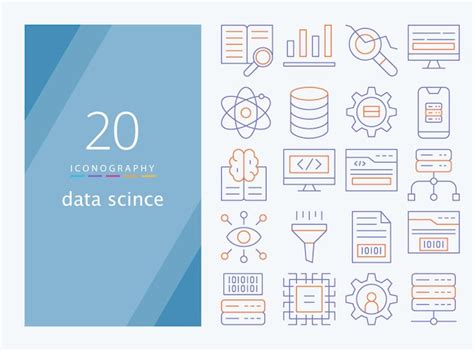 Premium Vector Data Science Line Icon For Download