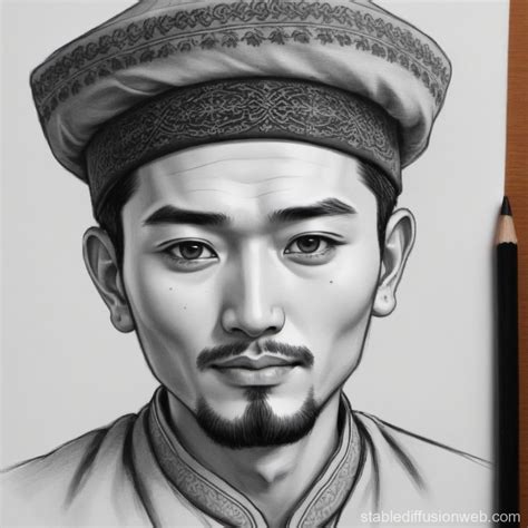 Uyghur Man In Skullcap Stable Diffusion Online