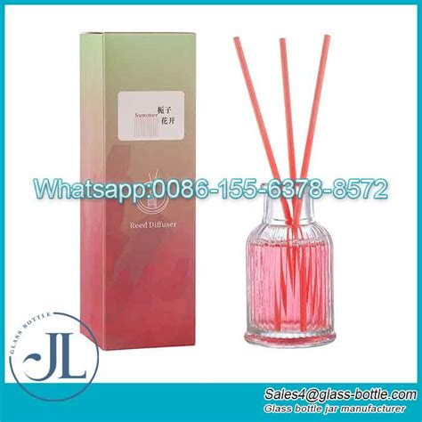 Fluted Roman Column Natural Fragrance Diffuser Wholesale Jl Glass Perfume Bottle Supplier