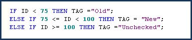 SAS IF Then Else Statements