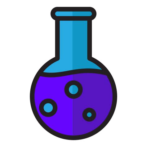 Flask Generic Outline Color Icon