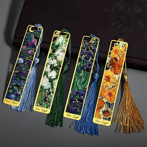 Sgbvzbd 2 Pcs Metal Bookmarks With Tassel Bookmarks For
