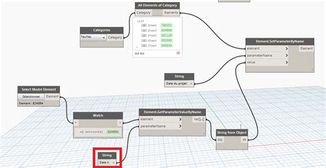 list of parameters ends to one string value revit dynamo