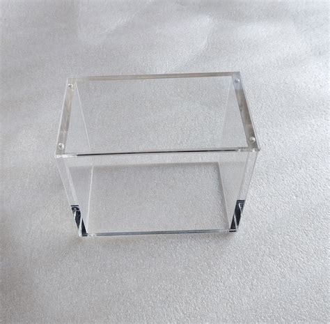 Transparent Plexi Acrylic Toy Model Display Case Box With Magnetic Lid Acrylic Display Case