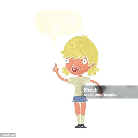 말풍선이 있는 아이디어가 떠오른 여성 말풍선을 그리기에 대한 스톡 벡터 아트 및 기타 이미지 그리기 낙서 드로잉 대화