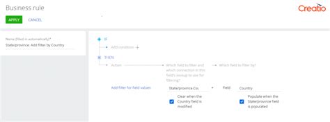 how to make dependent lookups in creatio formerly bpm online