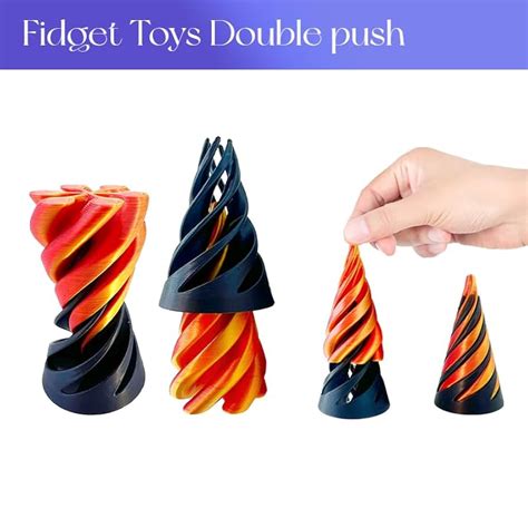 Fidget Cone Impossible Pyramid Passthrough Sculpture Pass Through