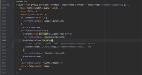 AutomatedTestWidgetsFlutterBinding Pump Should Match Engine Frame Precision Issue