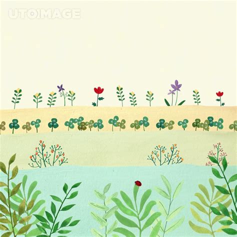 레트로봄풍경 009 Spai480 유토이미지 일러스트 배경 봄풍경 봄배경 자연 계절 이벤트 여행 봄 봄꽃