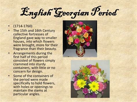 Ppt The History Of Floral Design Powerpoint Presentation Id1703018