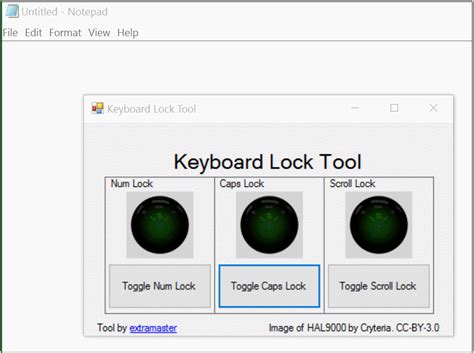 Capsscrollnum Lock Toggler For Windows Extramaster