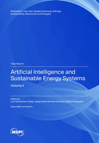 Artificial Intelligence And Sustainable Energy Systems Mdpi Books