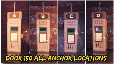 Door 150 All Anchor Locations Doors Floors 2 The Mines Youtube
