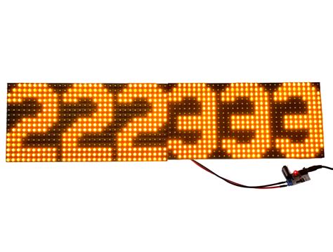 Dual Display 3 Digits Up Down Counter Using P10 32cmx16cm Displays