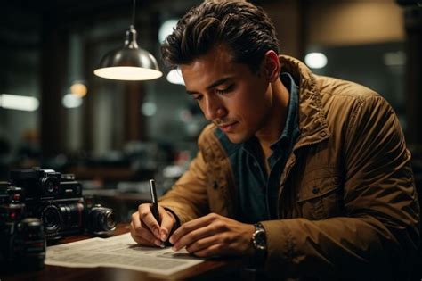 premium ai image a man solving problem wallpaper